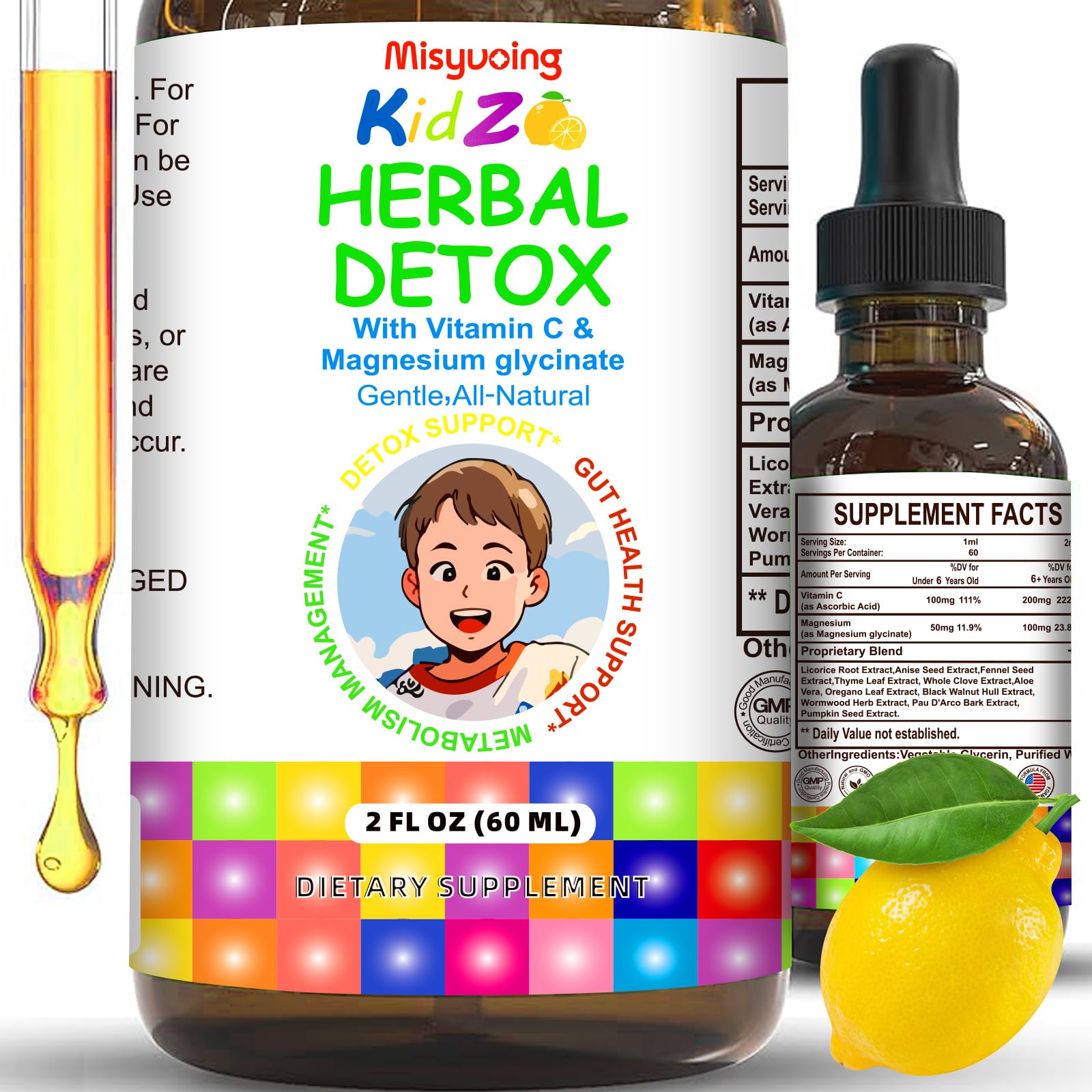 Natural herbal gut support vitamins