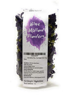 natural herbal infusion blue mallow