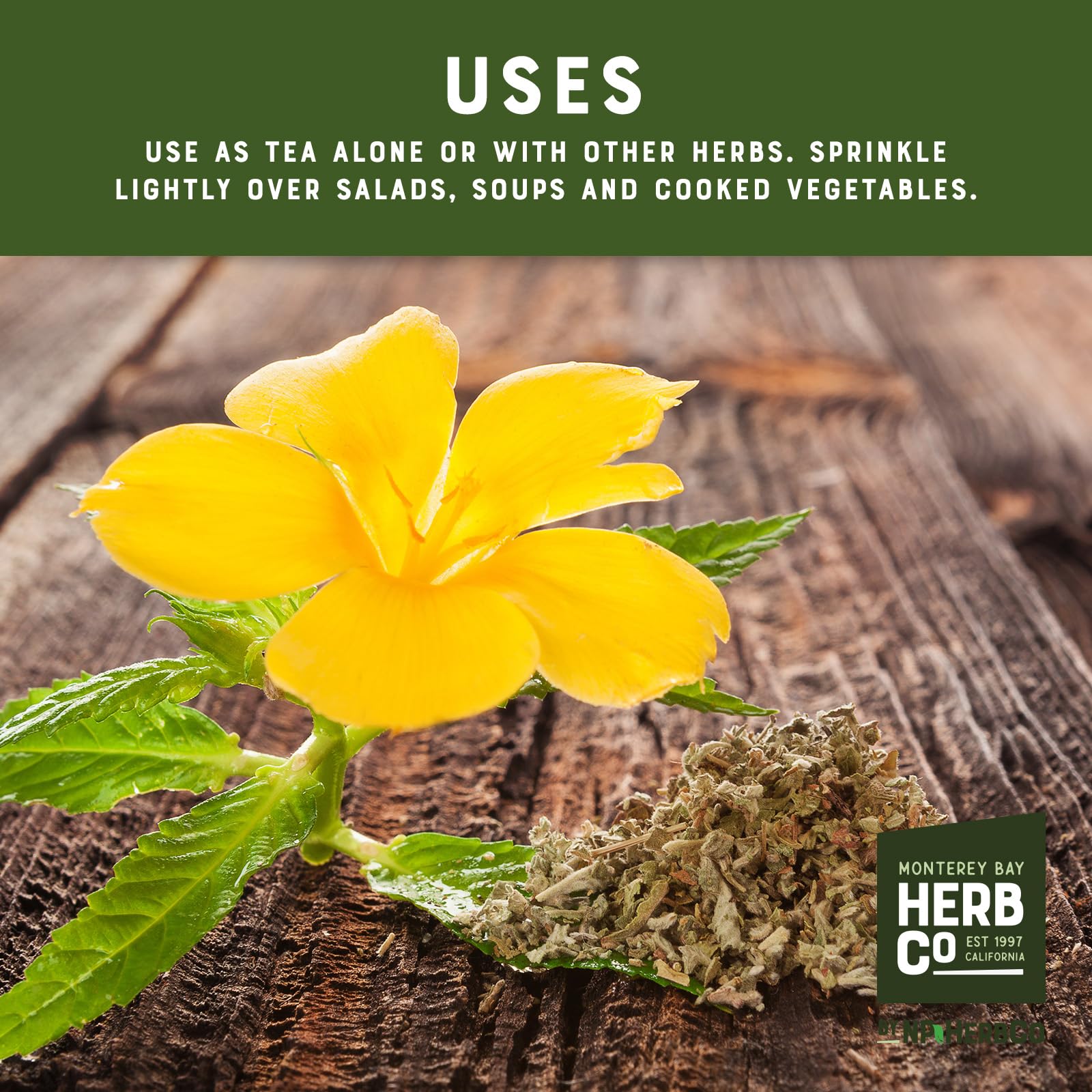 natural herbal infusion damiana tea