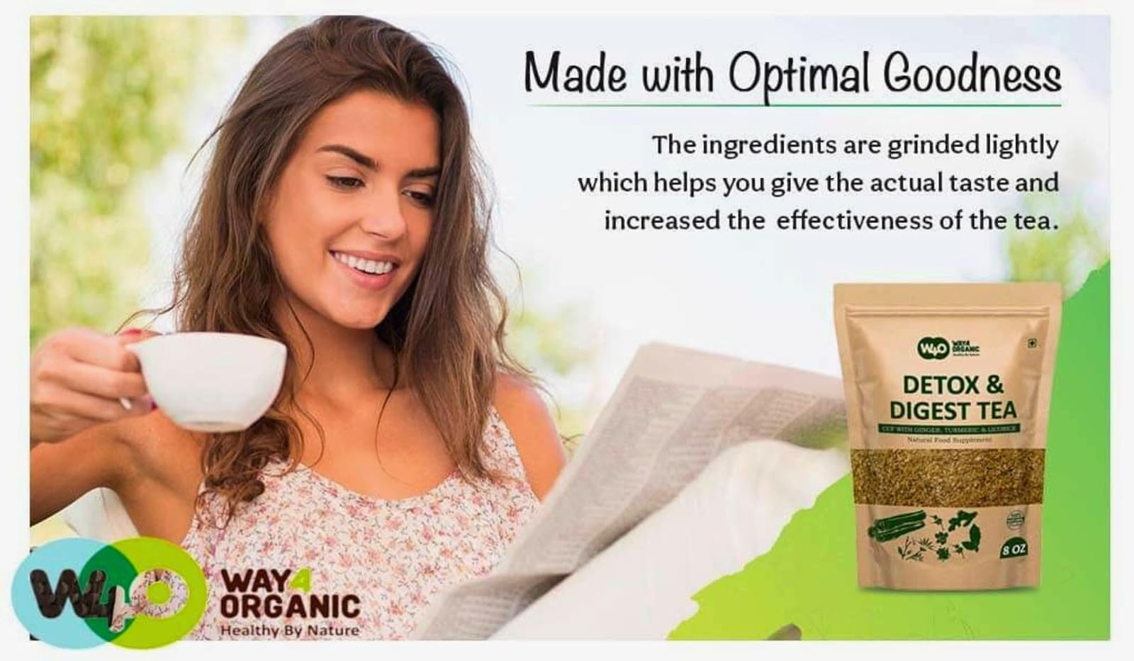 Natural herbal infusion for digestion