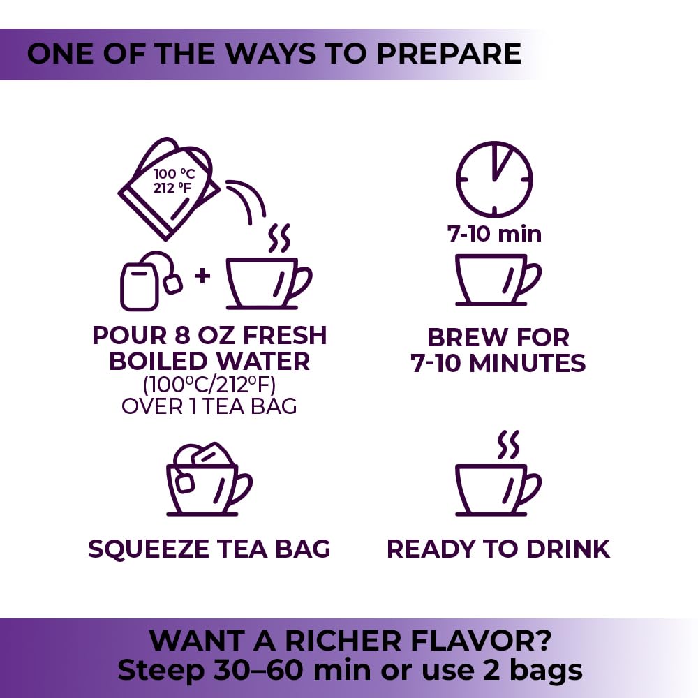 Natural herbal infusion for relaxation