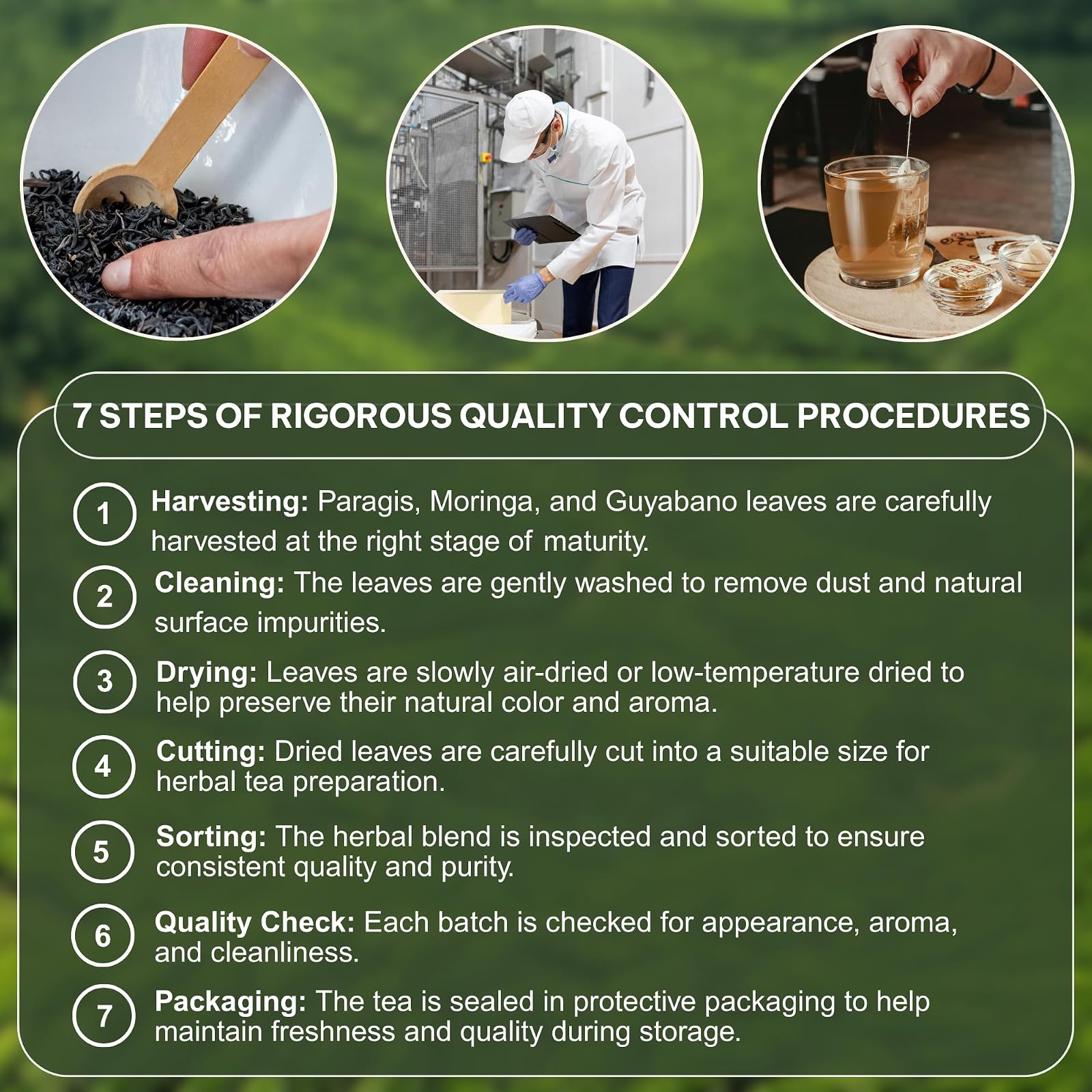 Natural herbal infusion for relaxation