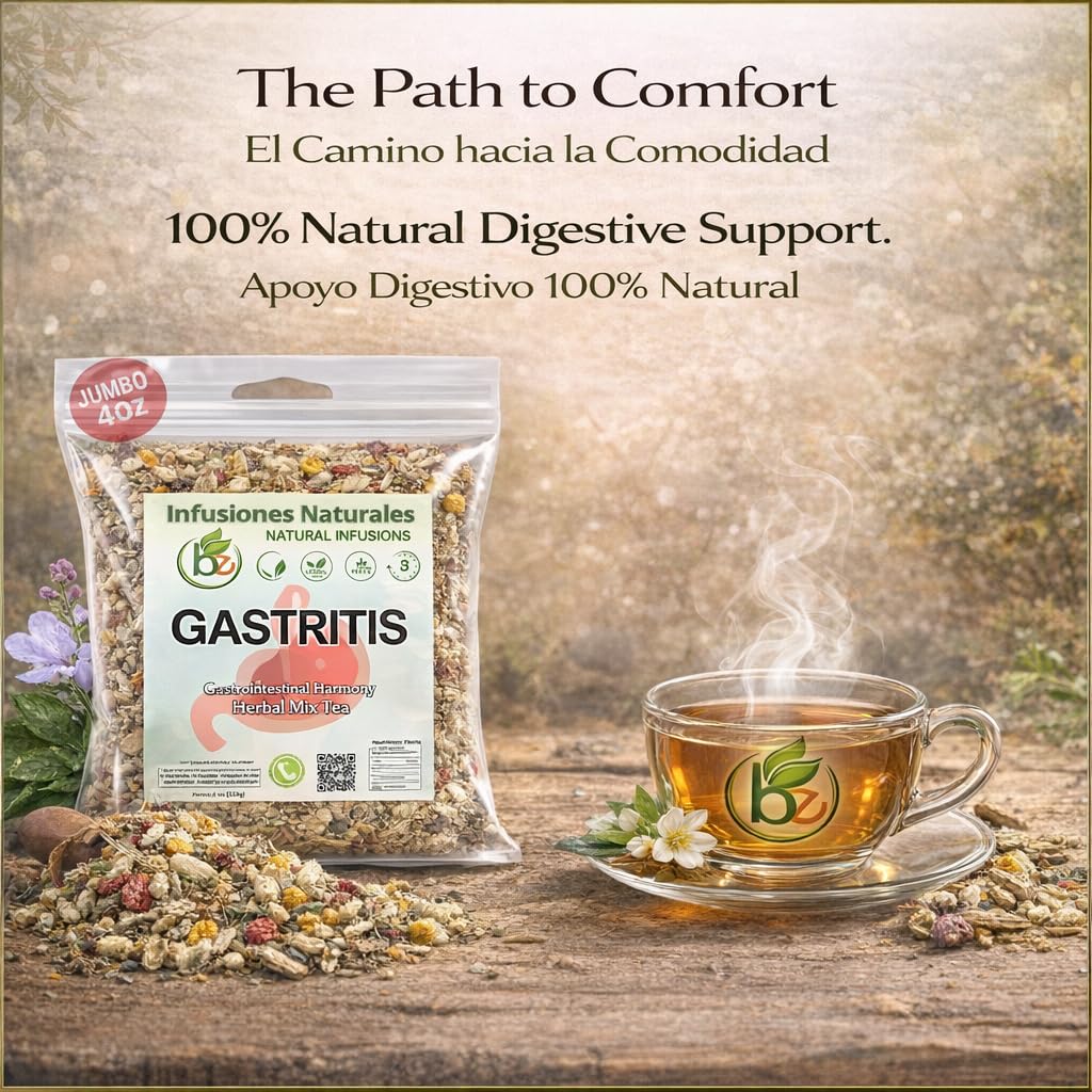 natural herbal infusion for stomach relief