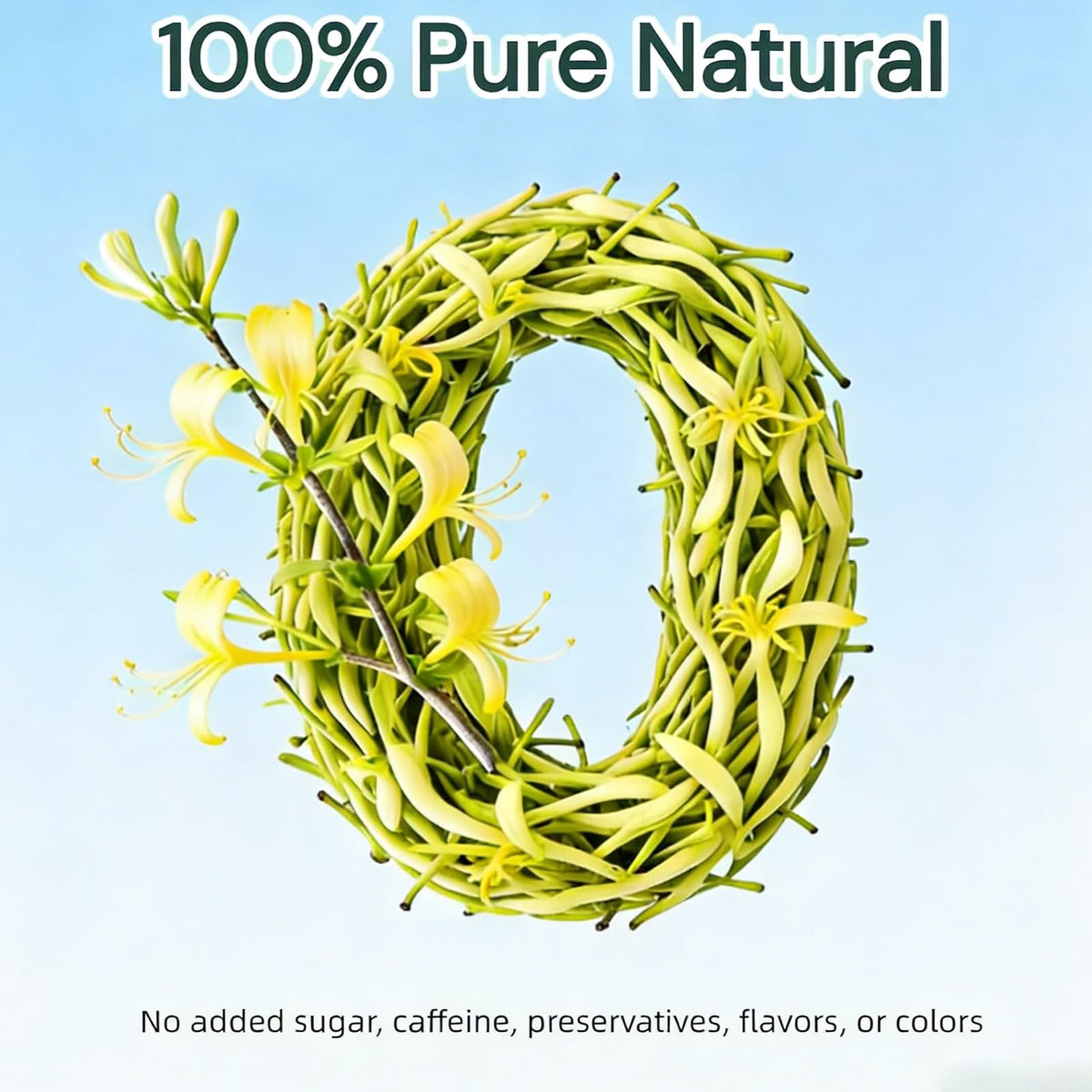 natural herbal infusion honeysuckle tea