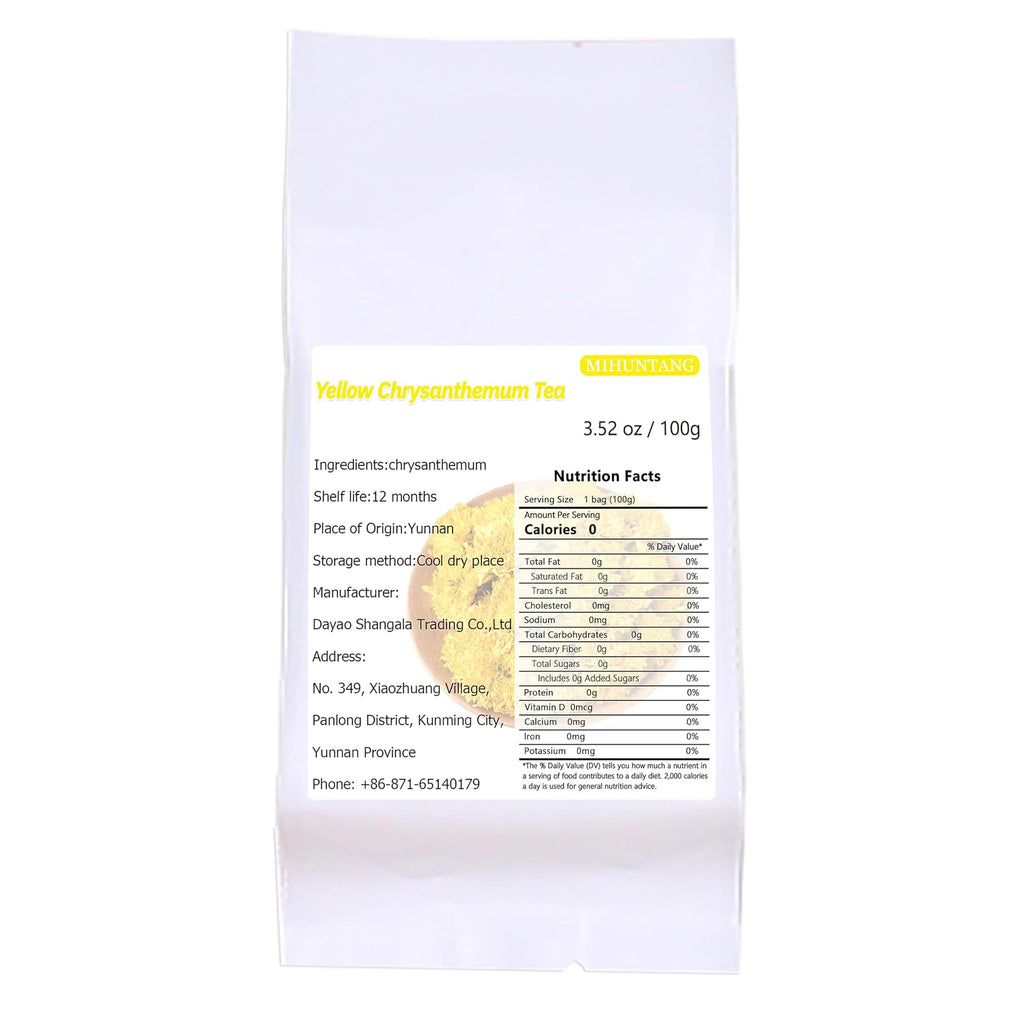 Natural herbal infusion with chrysanthemum