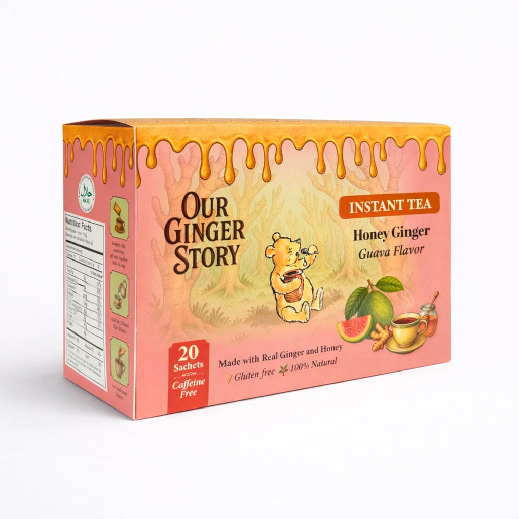 Natural herbal infusion with guava