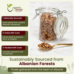 natural herbal infusion with hawthorn