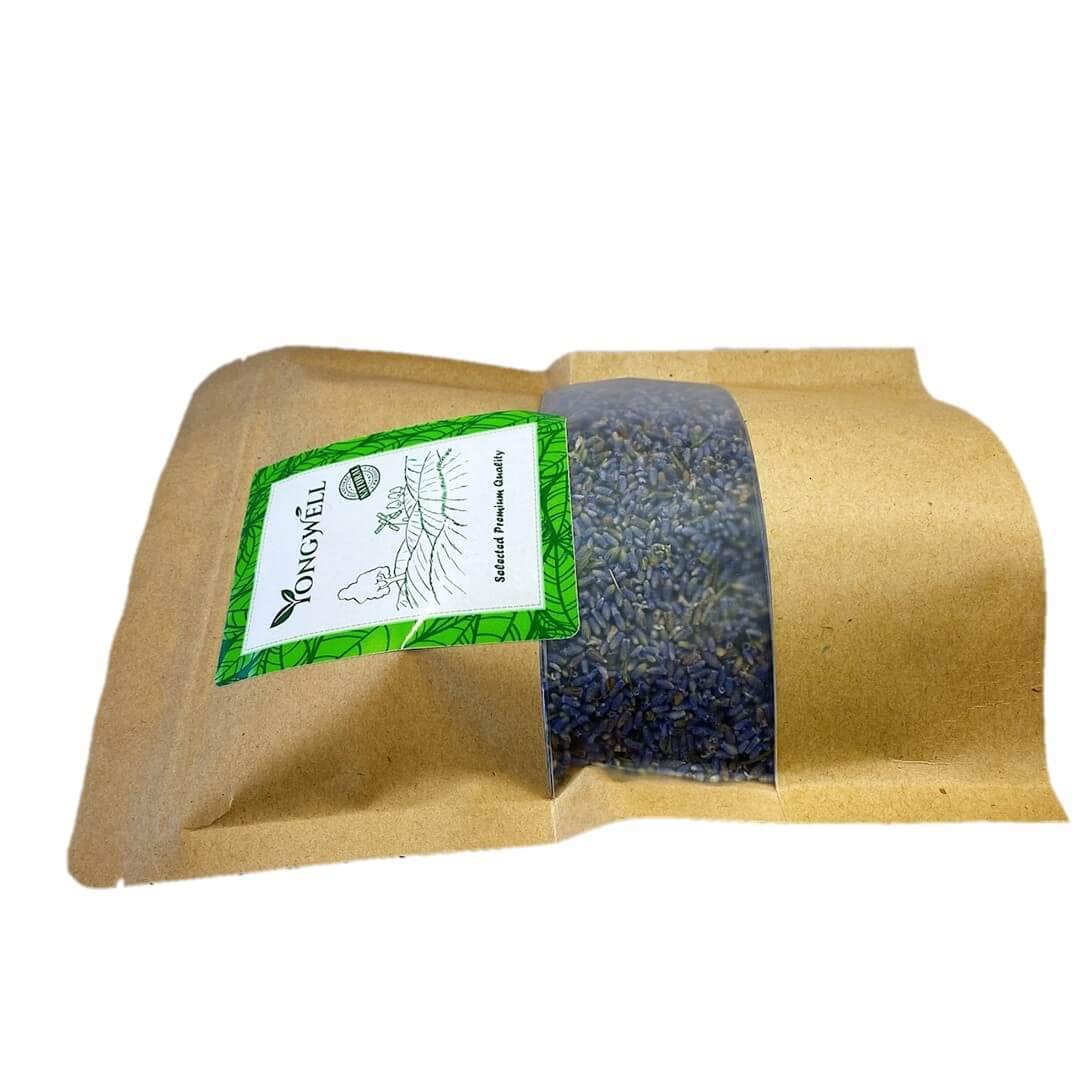 natural herbal infusion with lavender