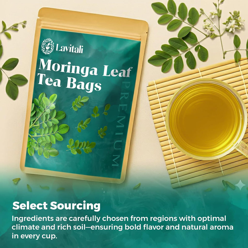 natural herbal infusion with Moringa