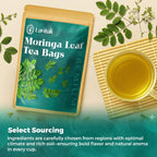 natural herbal infusion with Moringa