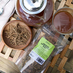 Natural herbal infusion with sarsaparilla