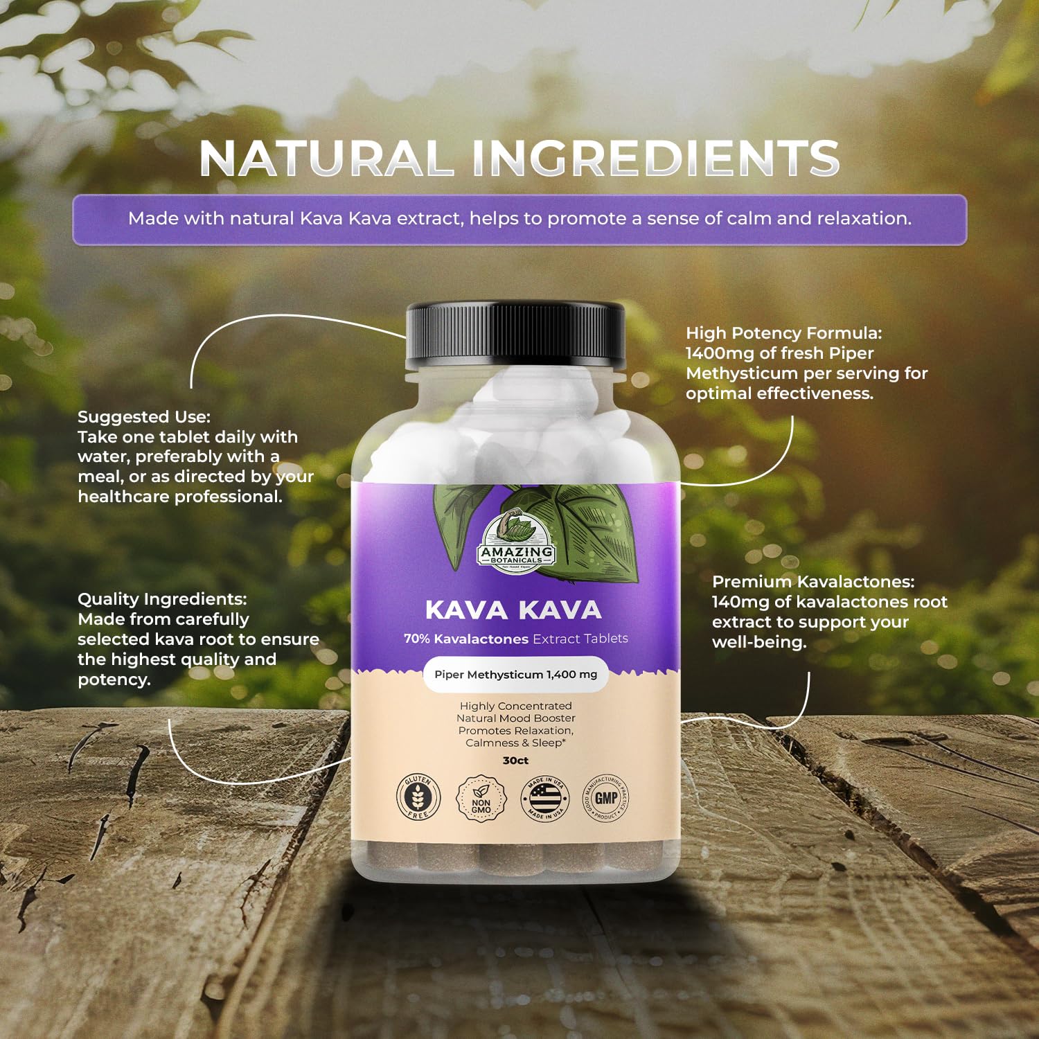 natural herbal kava kava supplement