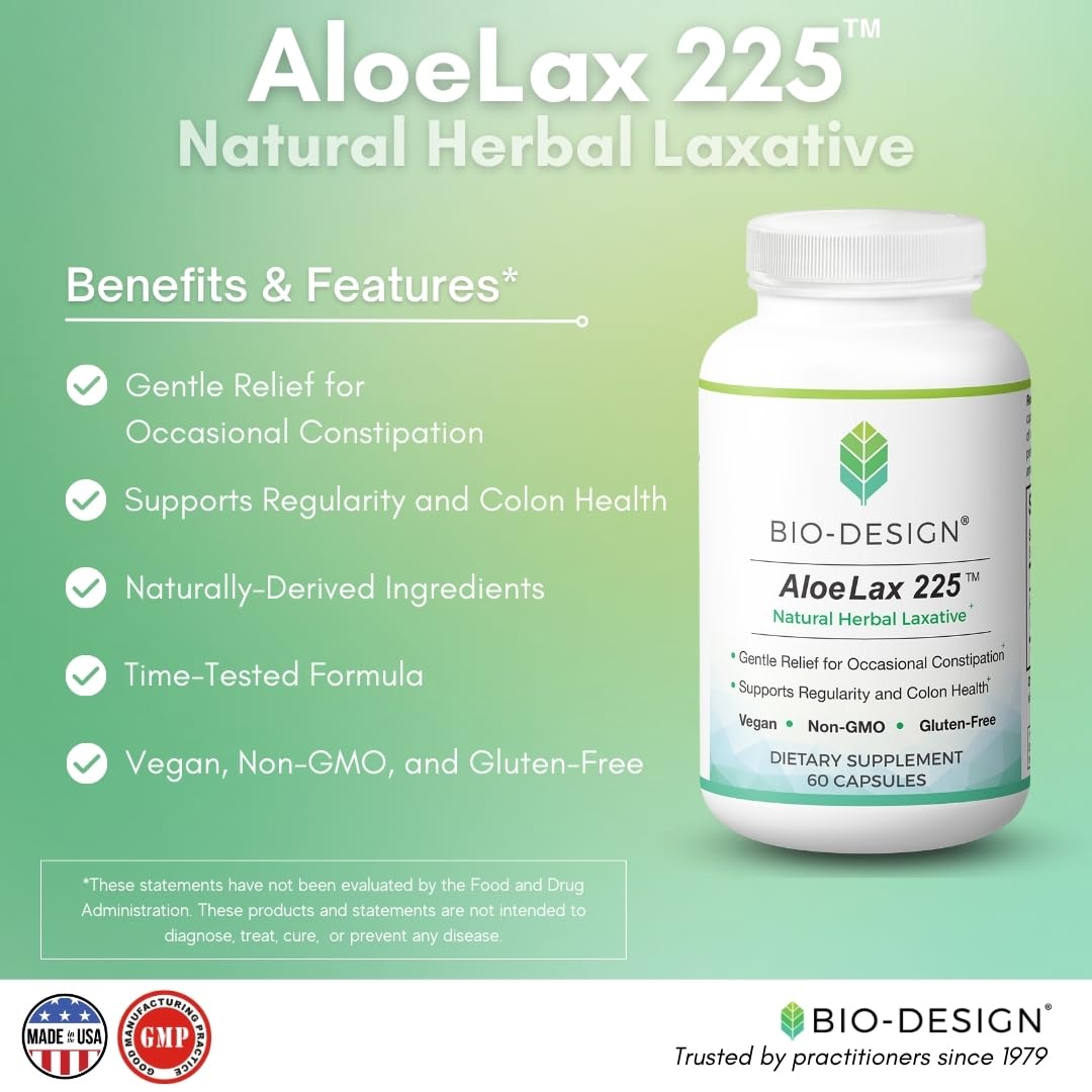 Natural herbal laxative with Aloe Vera