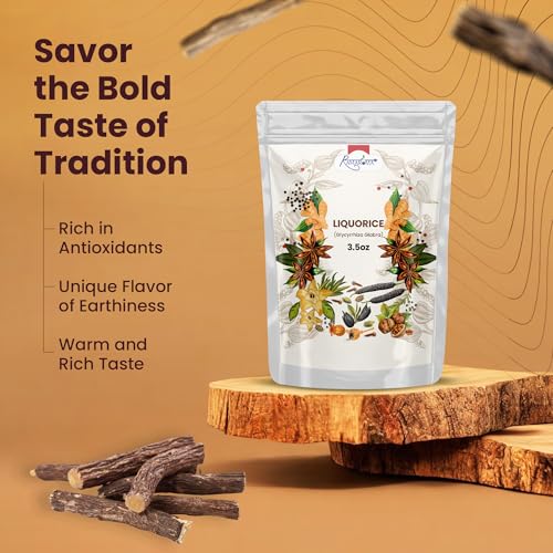 Natural herbal licorice root for soothing