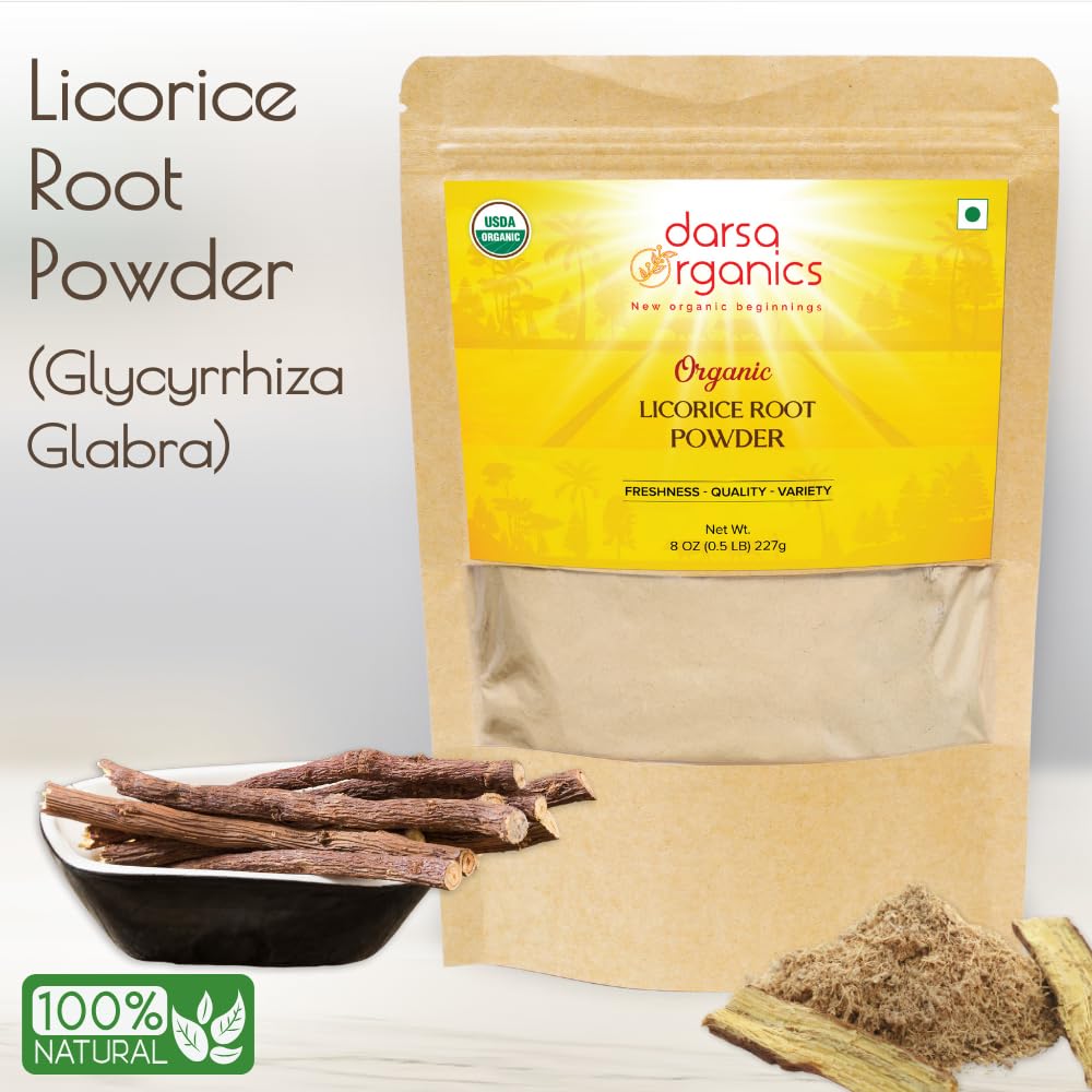 natural herbal licorice root powder