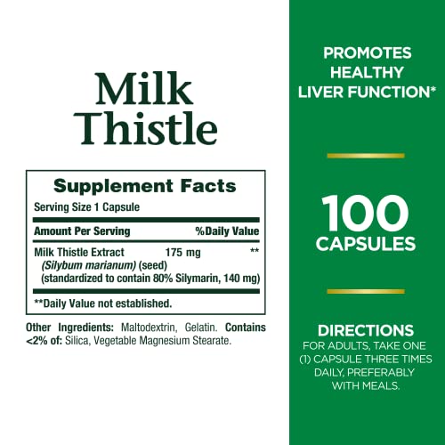 natural herbal milk thistle benefits