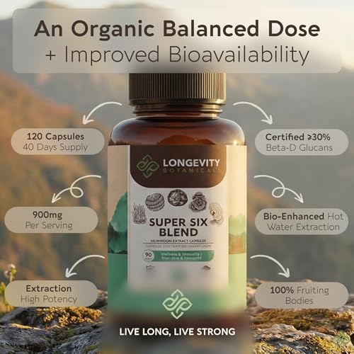 natural herbal mushroom blend capsules