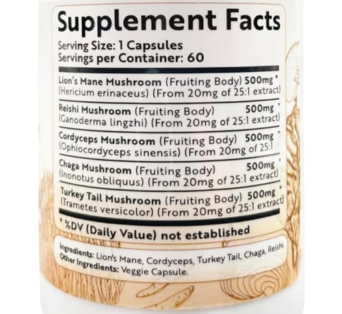 natural herbal mushroom supplement