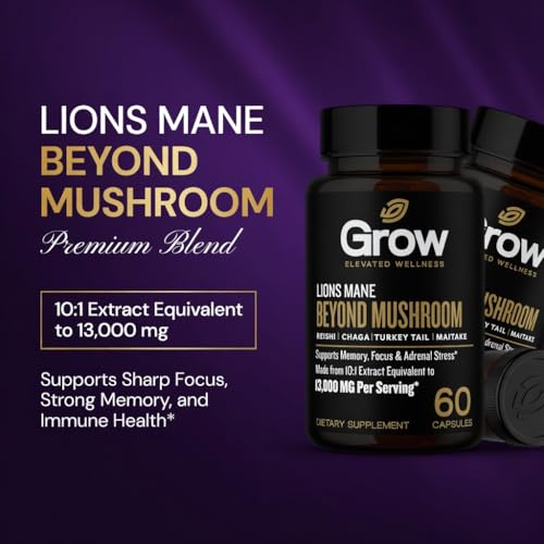 natural herbal mushrooms for concentration