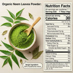 Natural herbal neem powder for skin