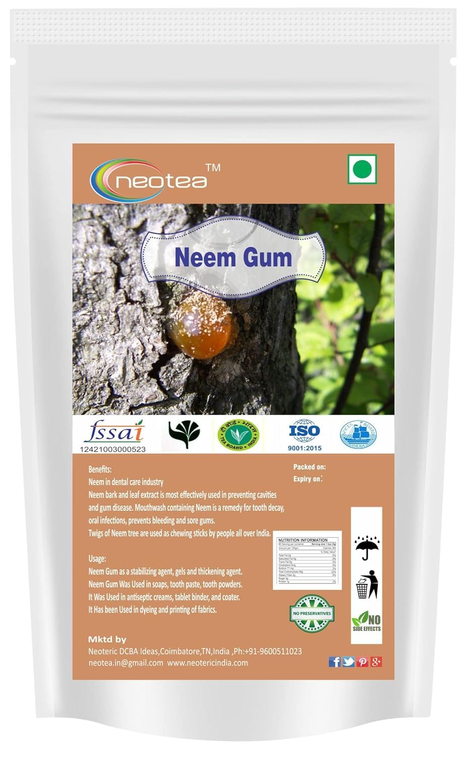 natural herbal neem resin benefits