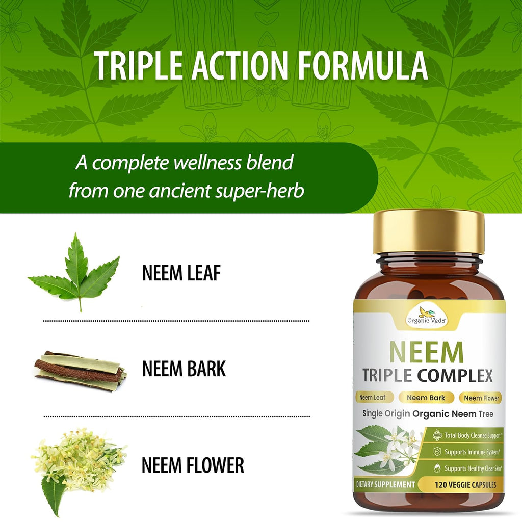 Natural herbal neem supplement