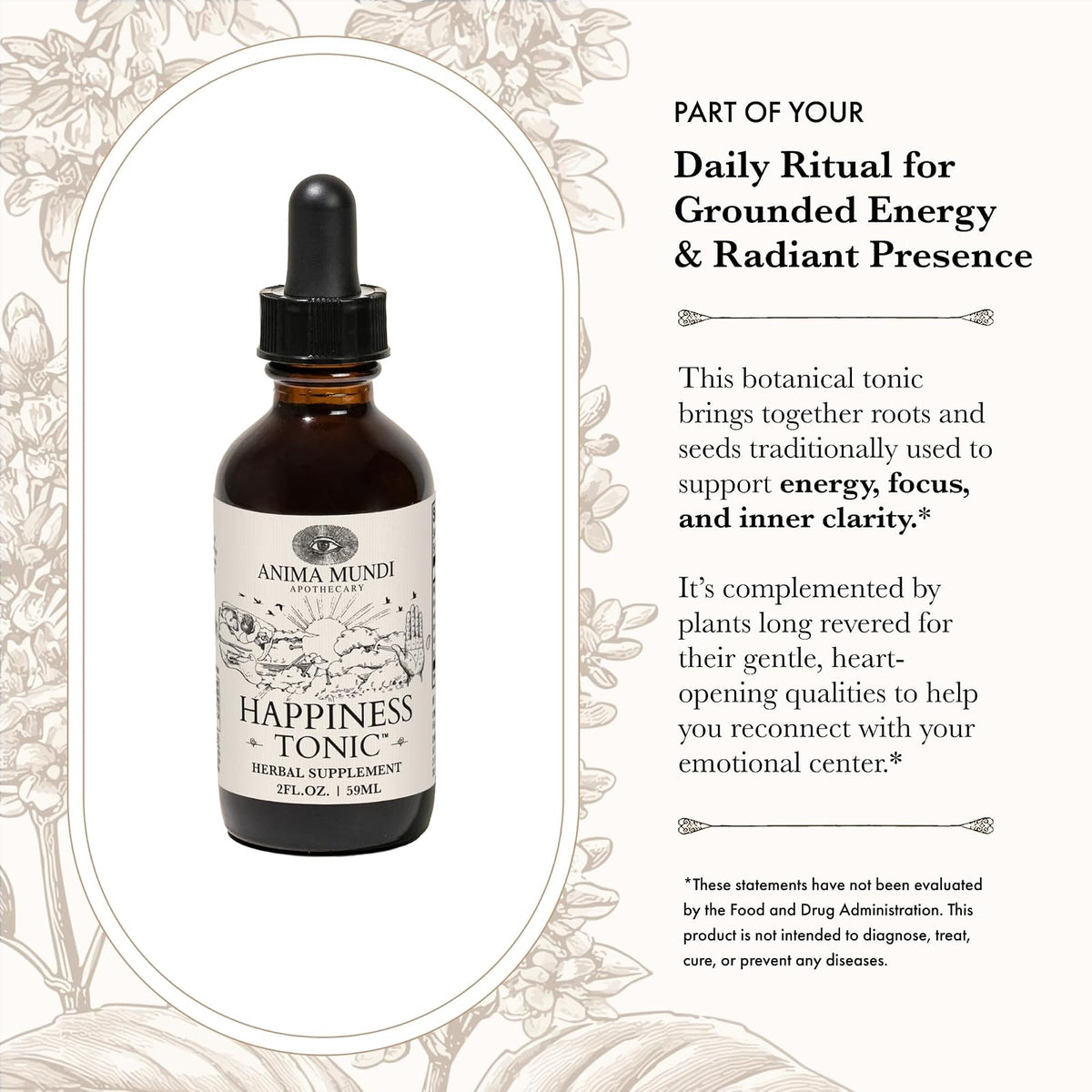 Natural herbal remedy Ashwagandha drops