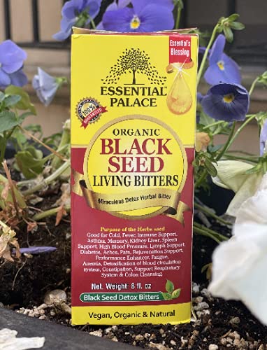 Natural herbal remedy black seed bitters