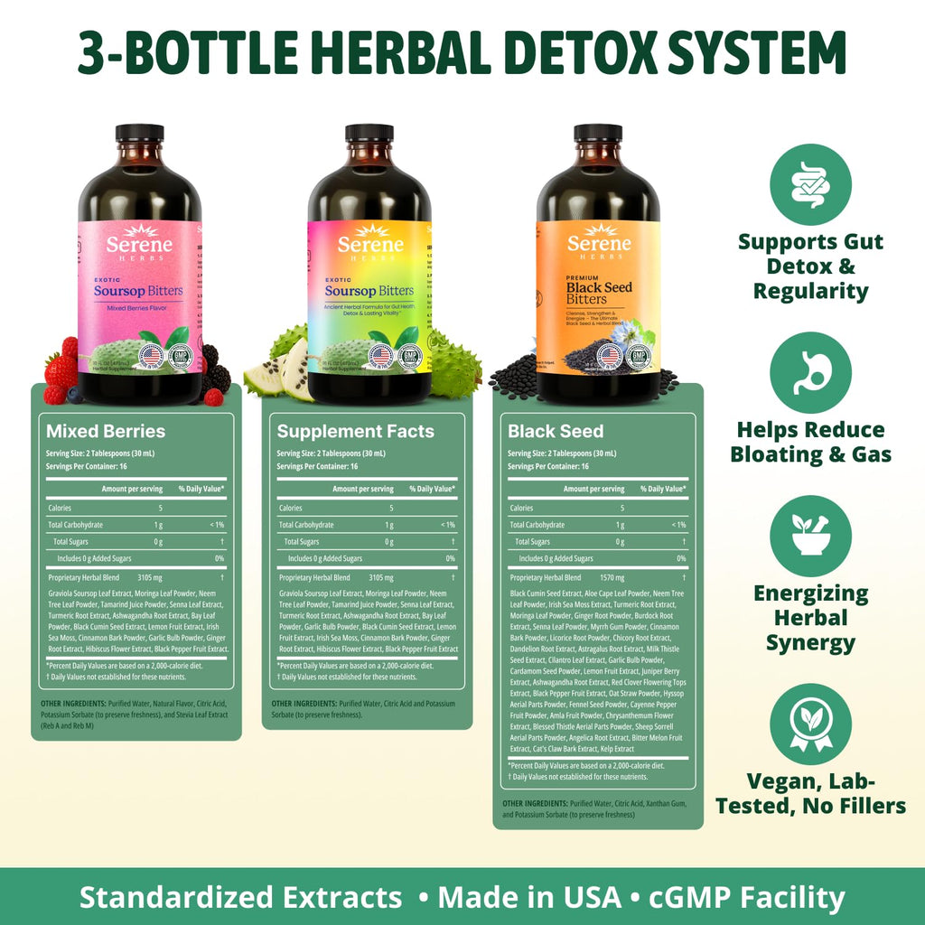 Natural herbal remedy bundle