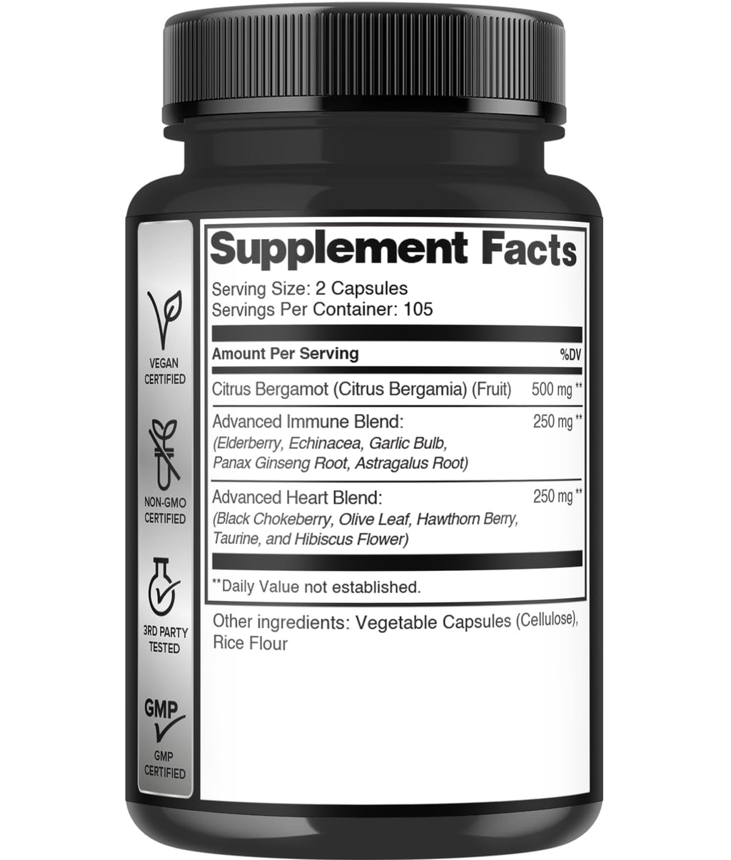 Natural herbal remedy for heart support