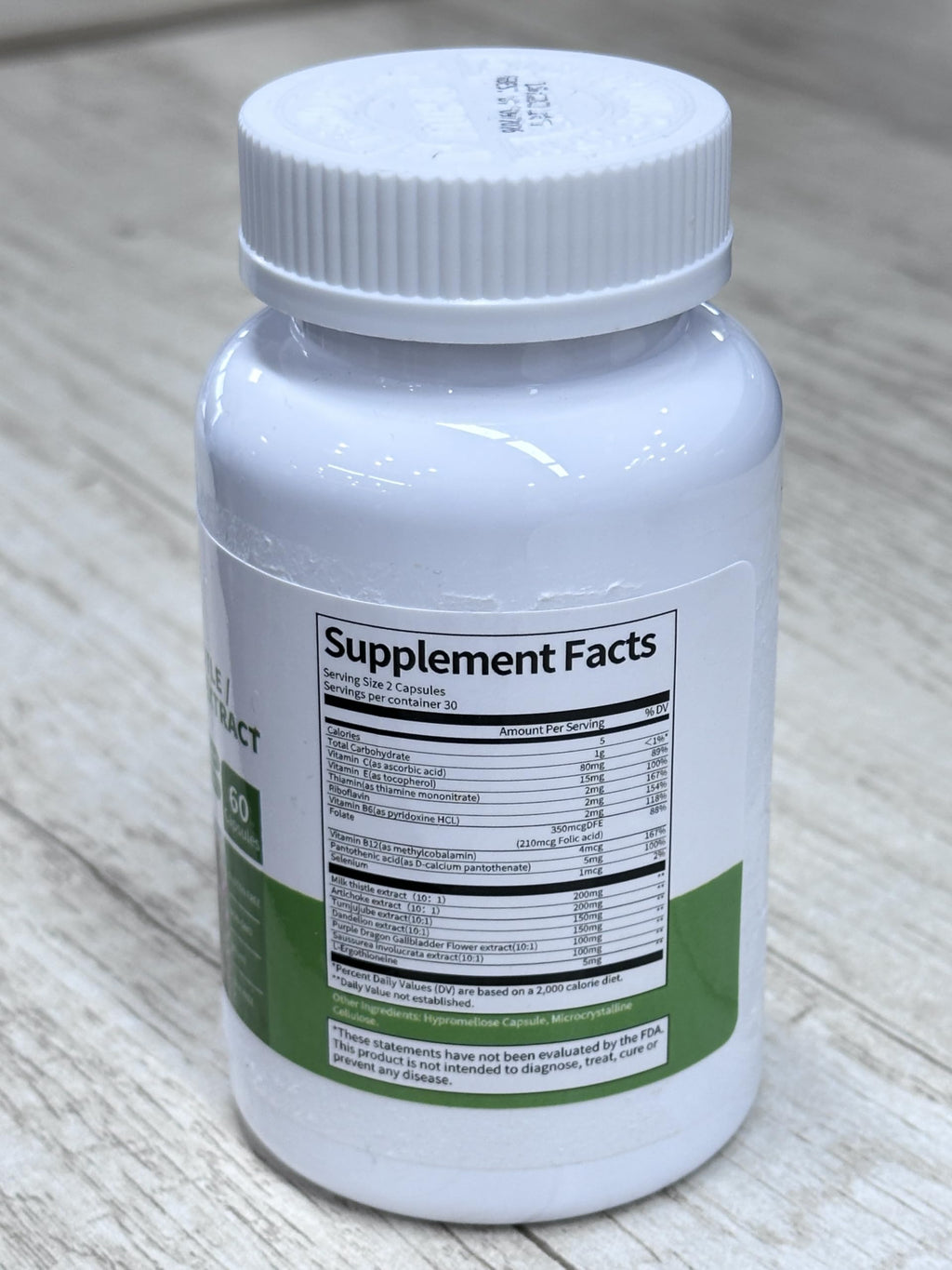 Natural herbal remedy for liver health