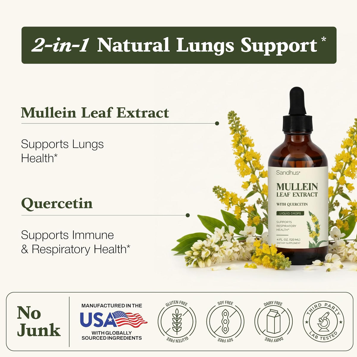 Natural herbal remedy for respiratory health