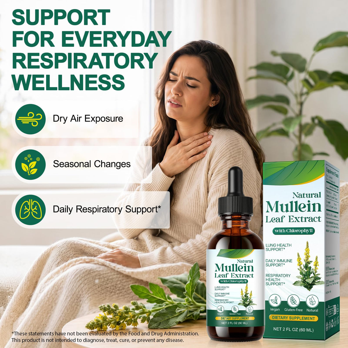 Natural herbal remedy for respiratory health