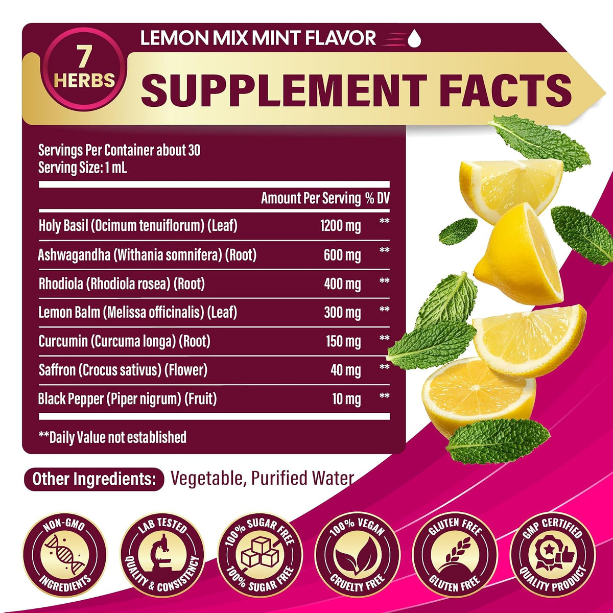 Natural herbal remedy for wellness