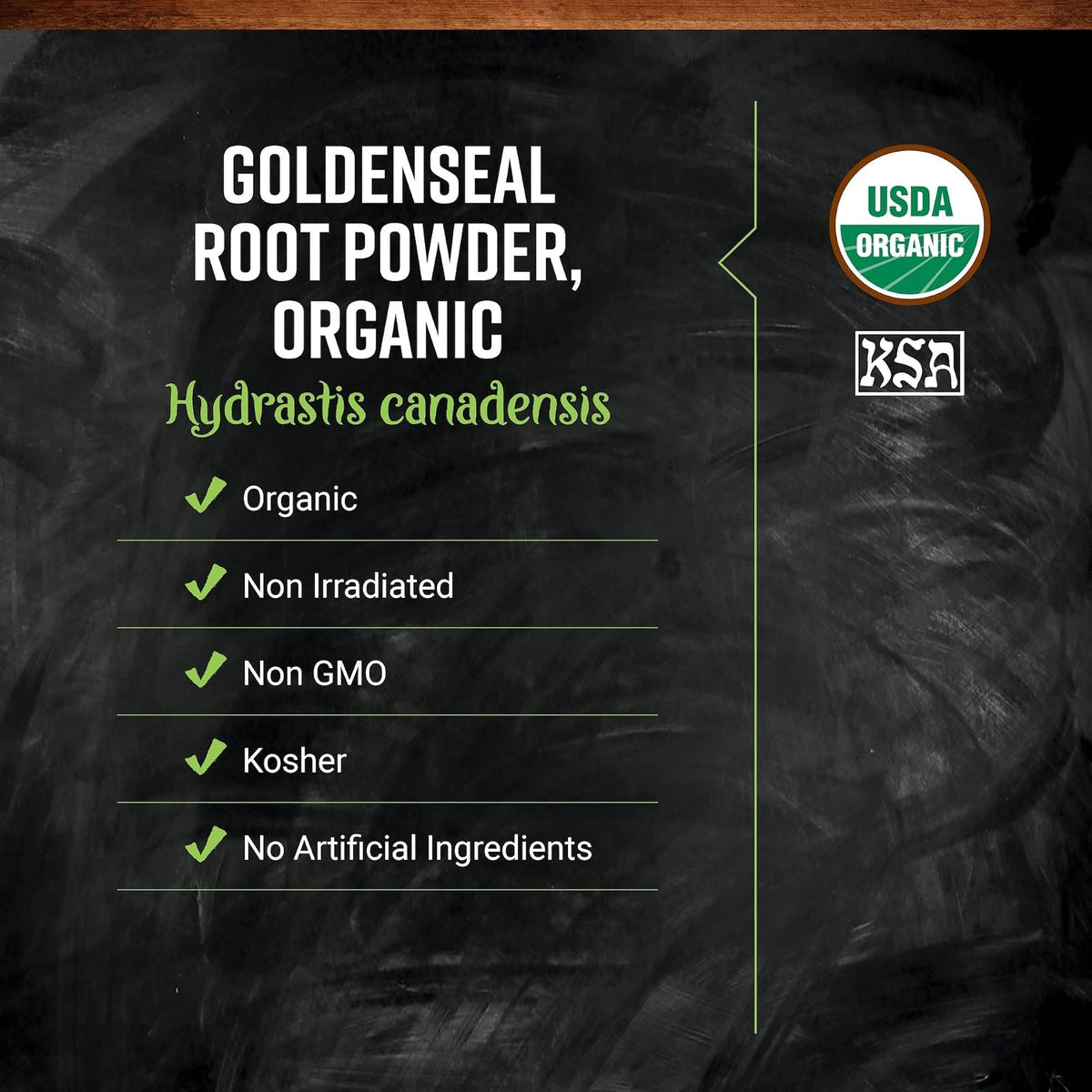 natural herbal remedy goldenseal powder