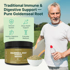 Natural herbal remedy goldenseal powder