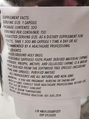 natural herbal remedy holy basil