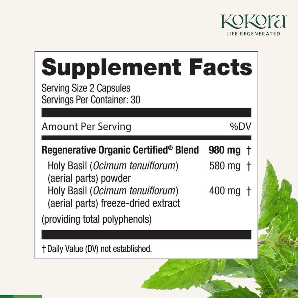 natural herbal remedy kokora Holy Basil
