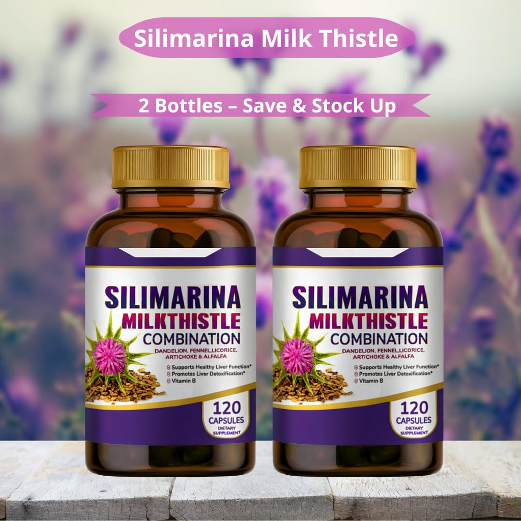 Natural herbal remedy Milk Thistle supplement