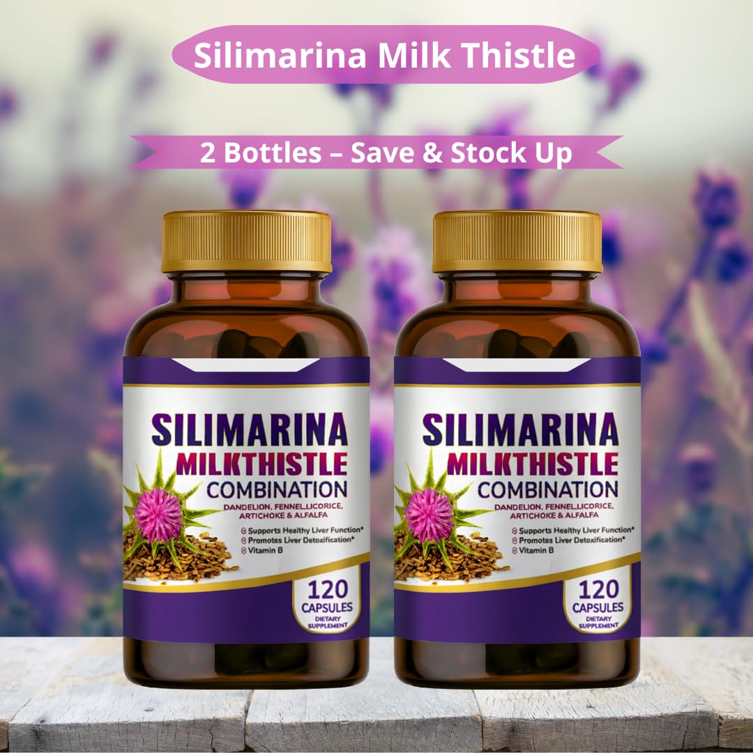 Natural herbal remedy Milk Thistle supplement