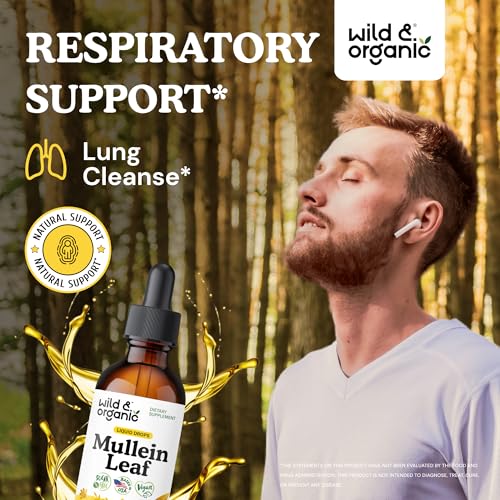 Natural herbal remedy Mullein Drops 2 oz