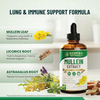Natural herbal remedy Mullein drops