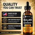 Natural herbal remedy Mullein tincture