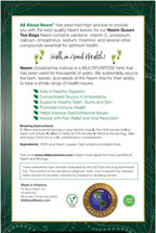 Natural herbal remedy Neem tea