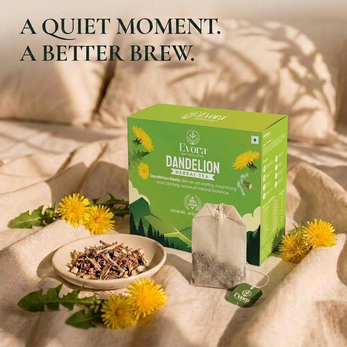 natural herbal remedy tea bags