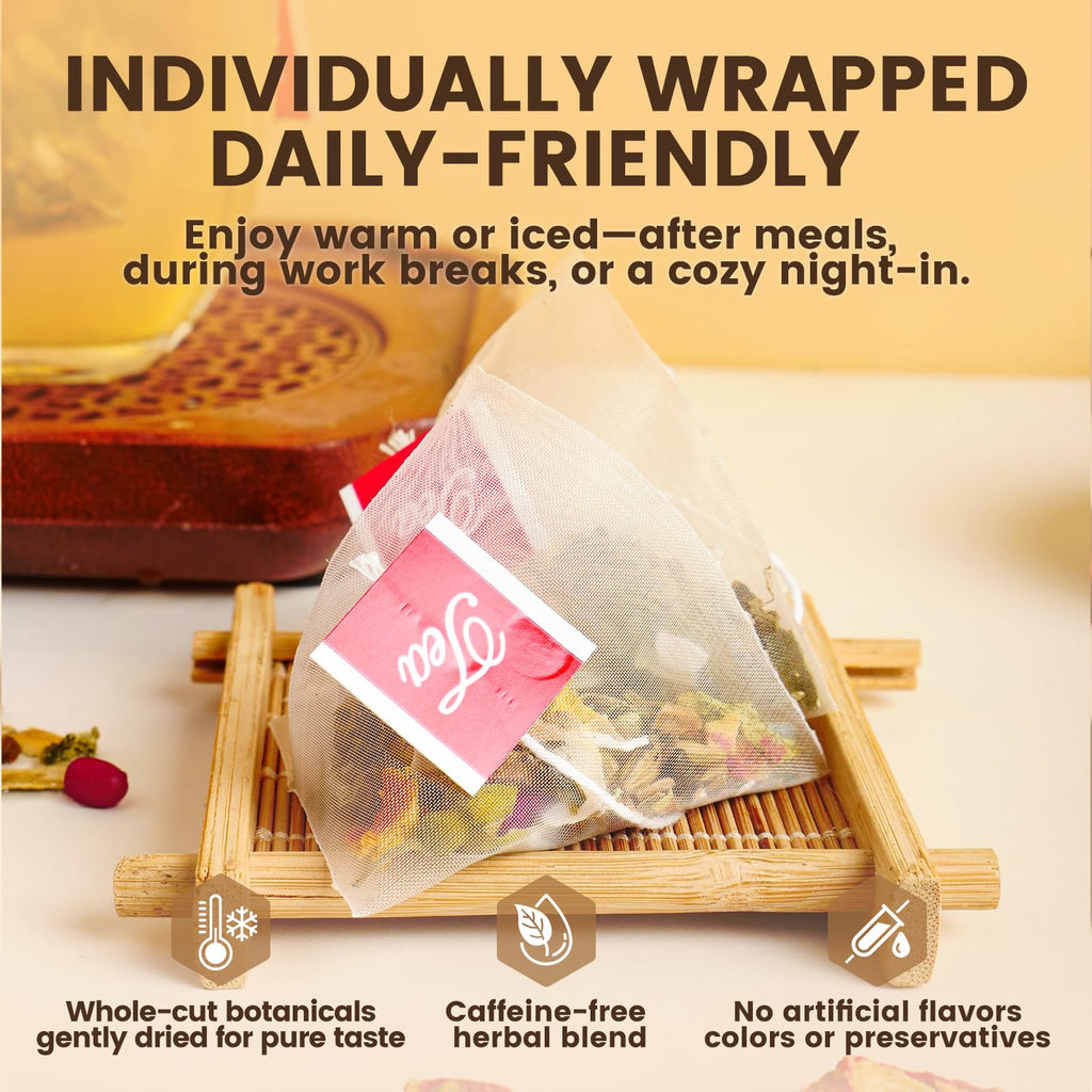 Natural herbal remedy tea