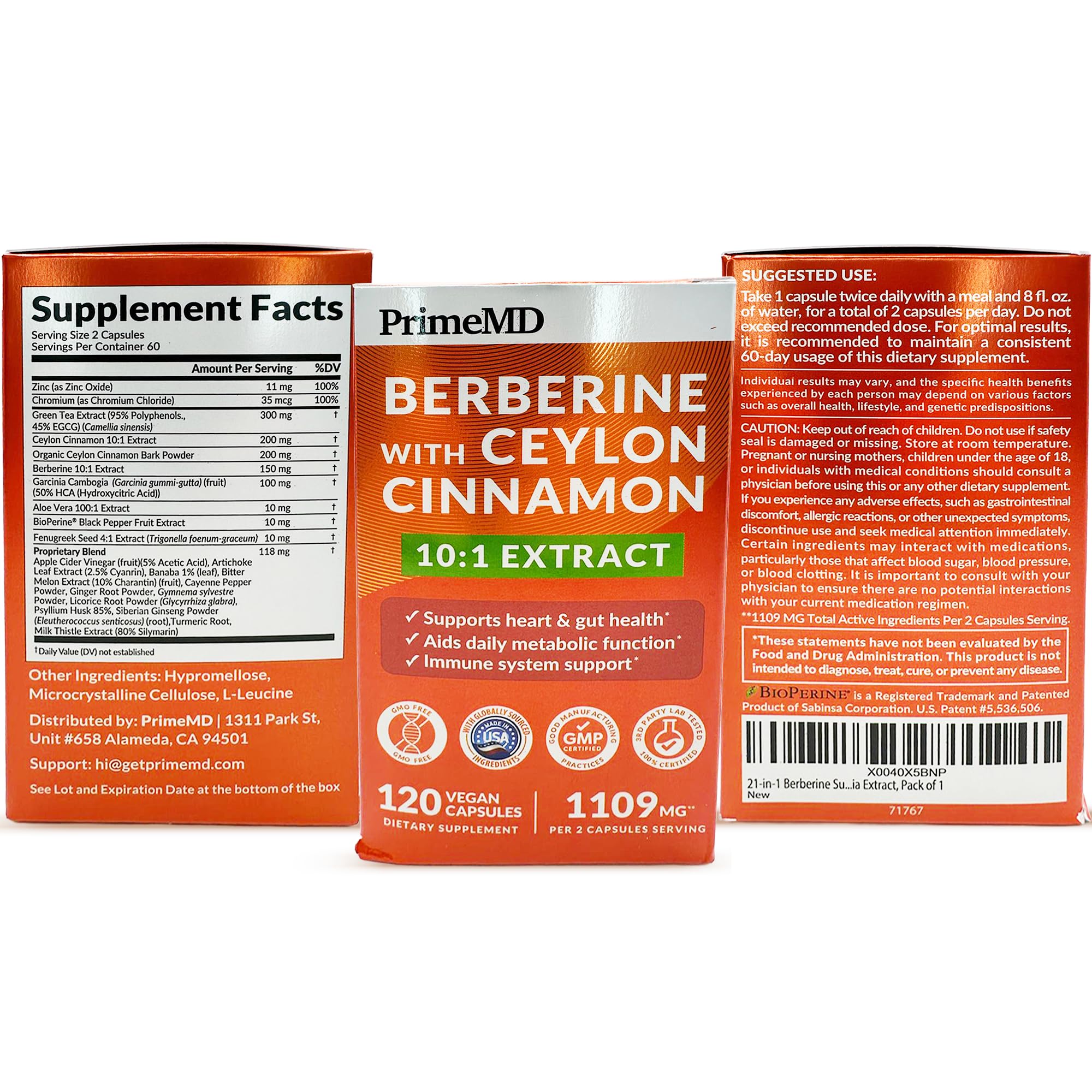 Natural herbal remedy with Ceylon cinnamon