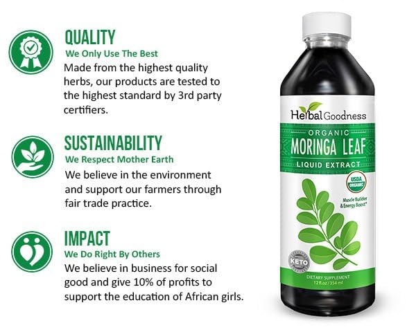 natural herbal remedy with moringa