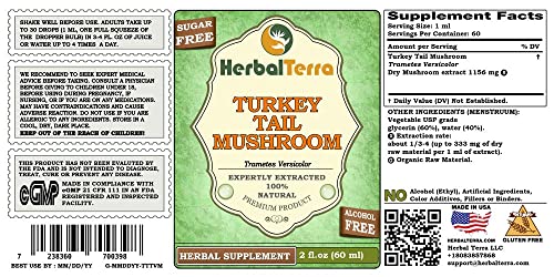 natural herbal remedy with mushrooms
