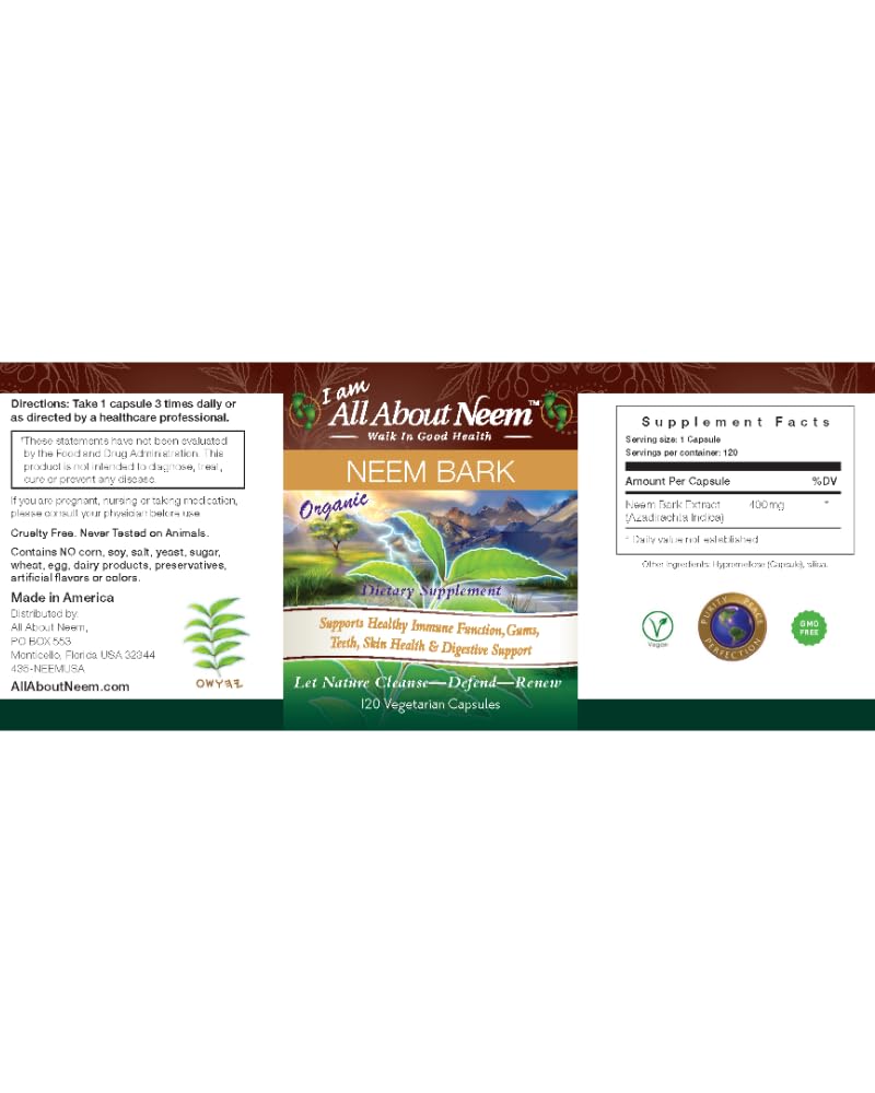 Natural herbal remedy with Neem extract